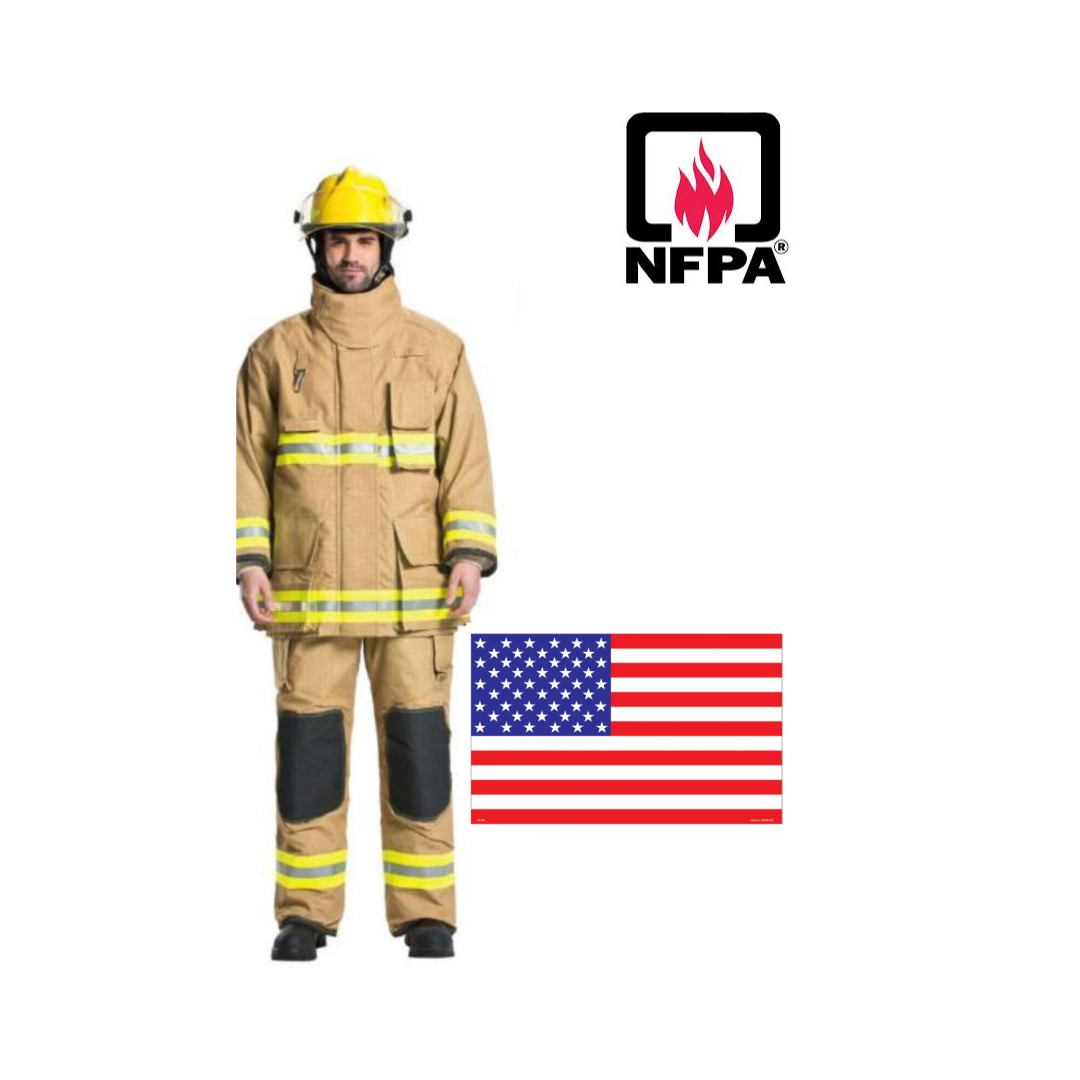 Yellow Firefighter Turnout Gear Jacket & Pants – SafeGuardian Store